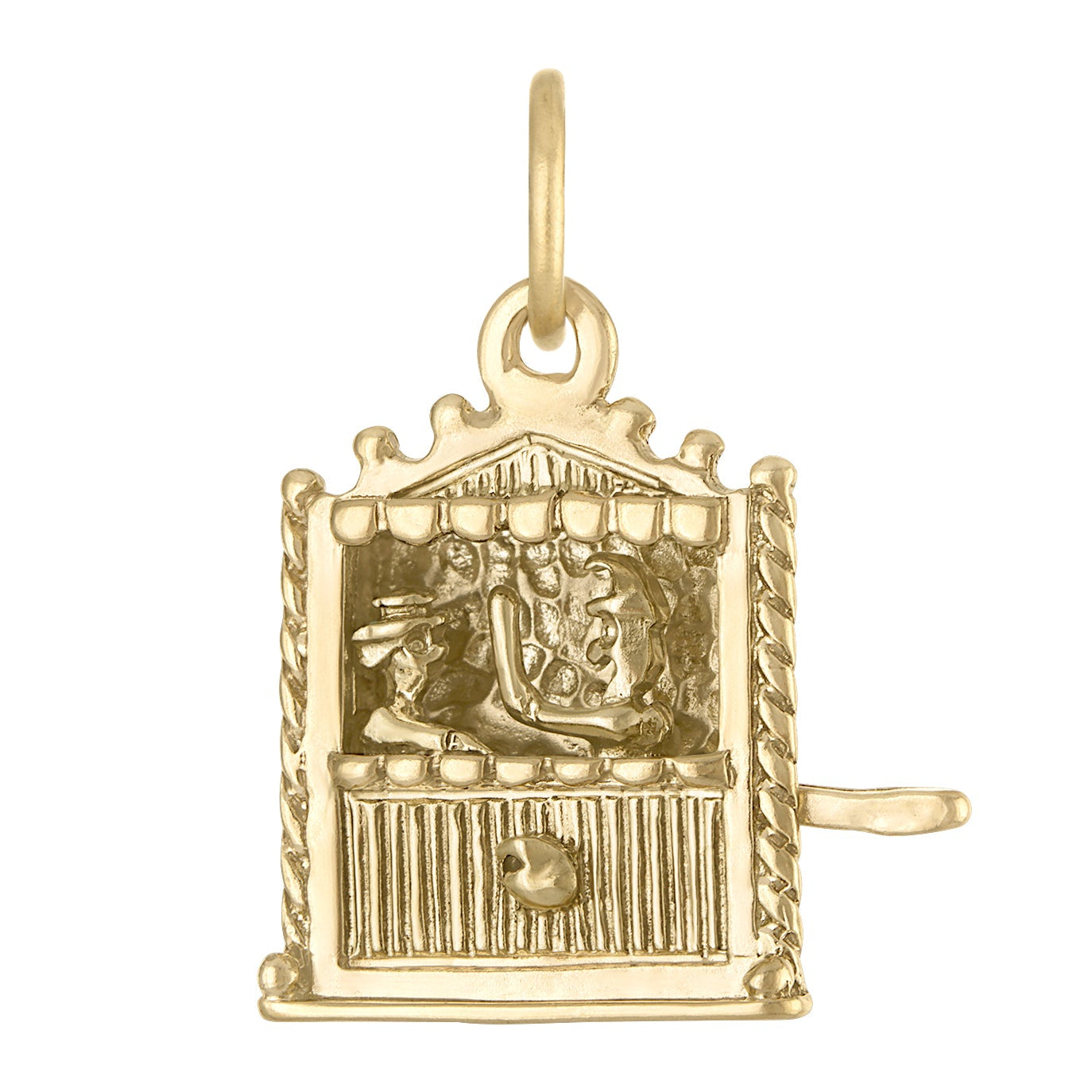 Vintage Punch and Judy Puppet Show | Charmco | 14k Solid Gold Charms