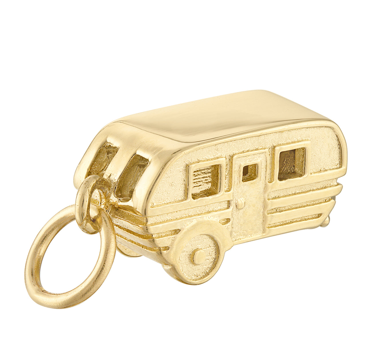 Camper 14K Gold Charm | Charmco | 14k Solid Gold Charms